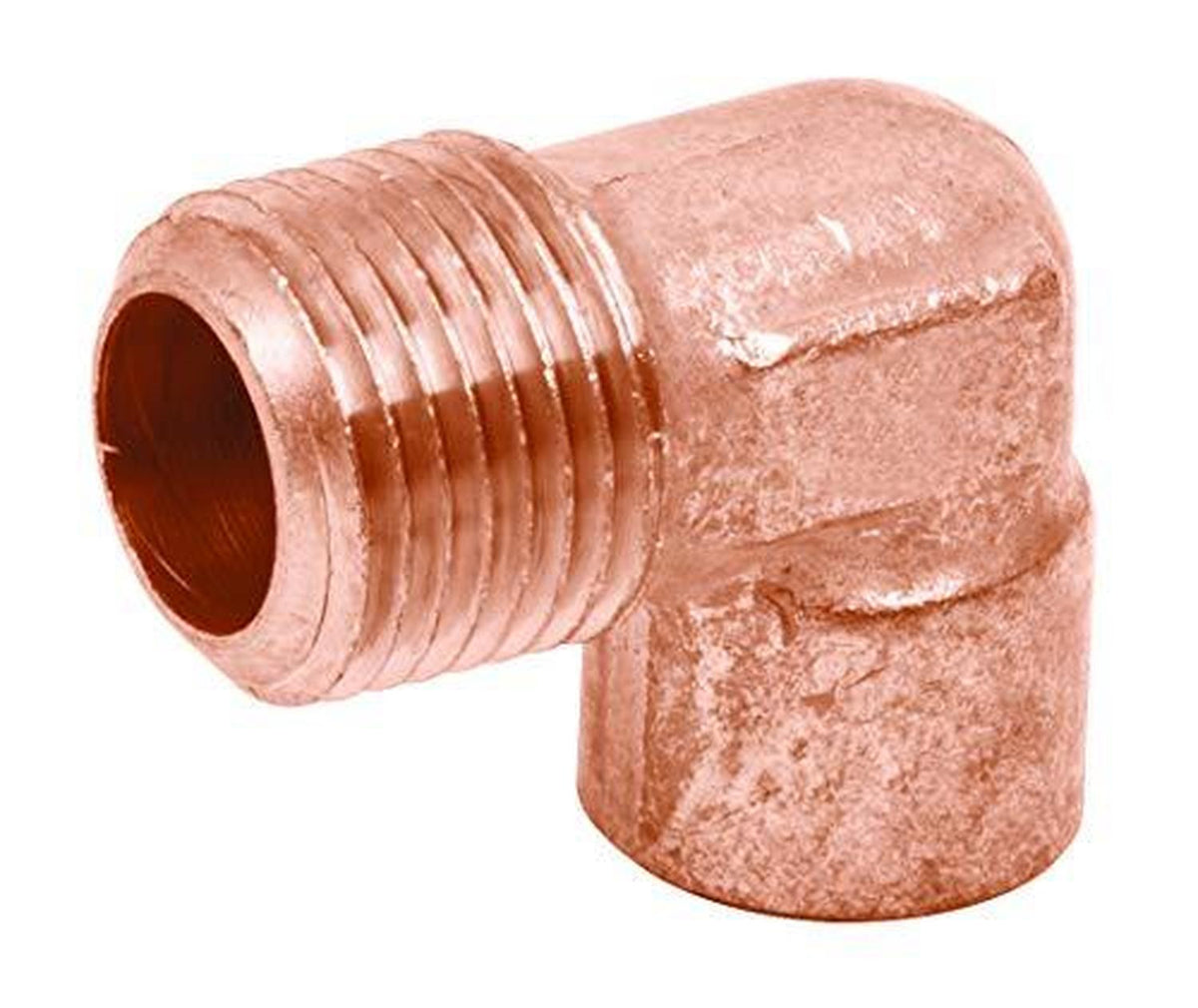 Codo 90° de cobre, rosca exterior 1/2' 49647 – FERRETERIA EL OSO