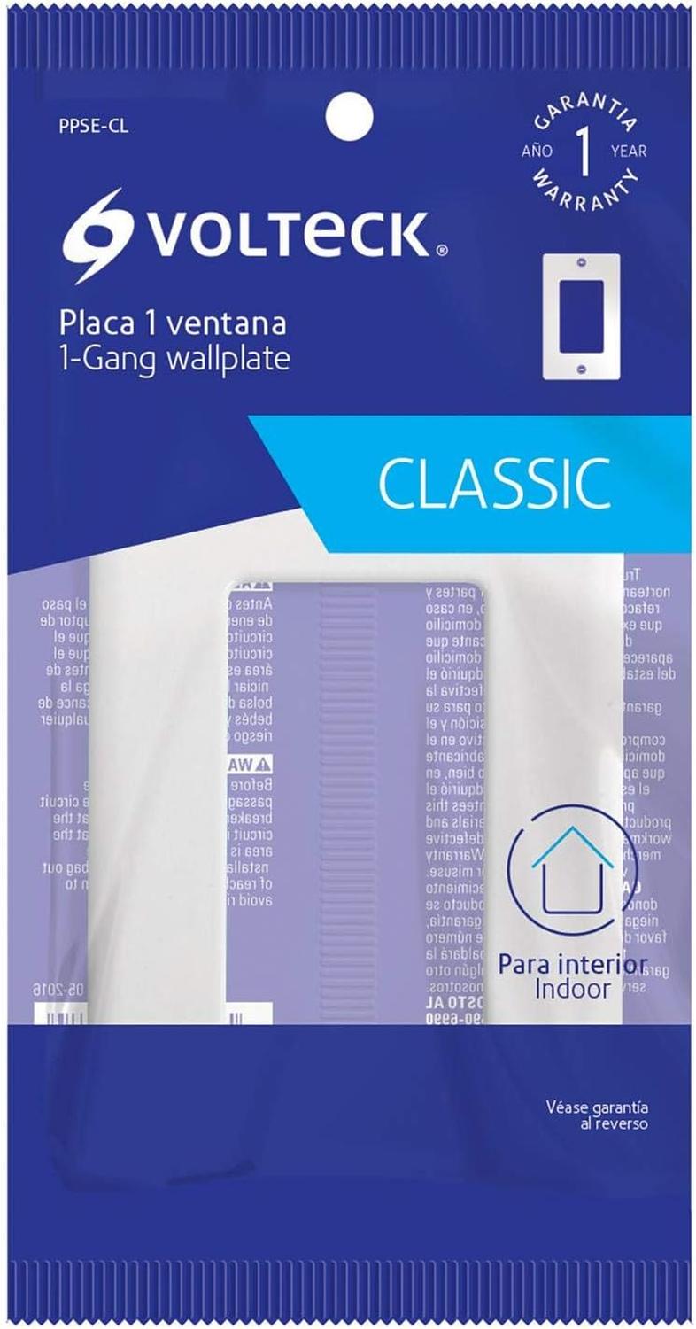 Placa 1 ventana, de policarbonato, línea Classic VOLTECK 46418 ...