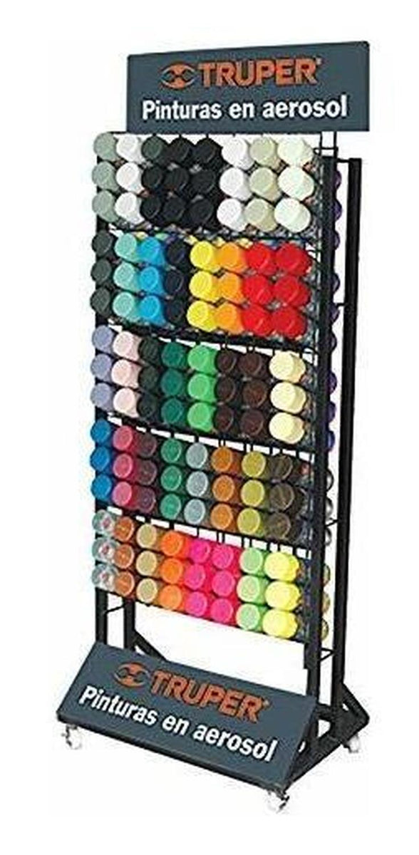 Rack para 120 pinturas en aerosol 50330 – FERRETERIA EL OSO