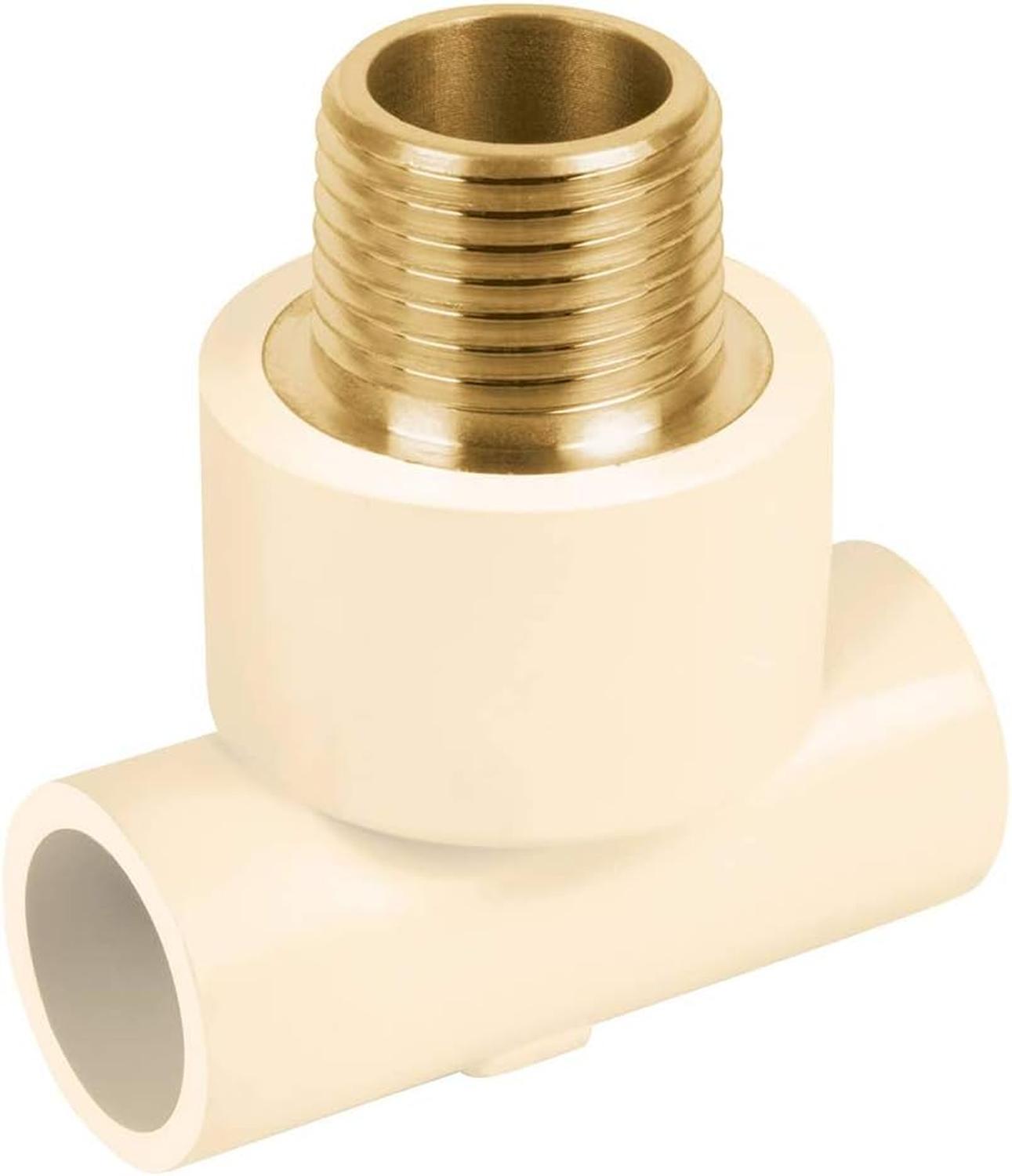 Tee reducida CPVC latón rosca exterior 1x1x1/2' FOSET 48913 ...