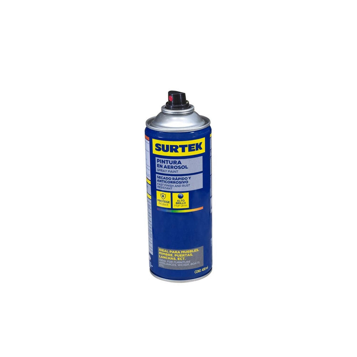 Pintura en aerosol 400 ml color café ocre, Surtek AES415 – FERRETERIA ...